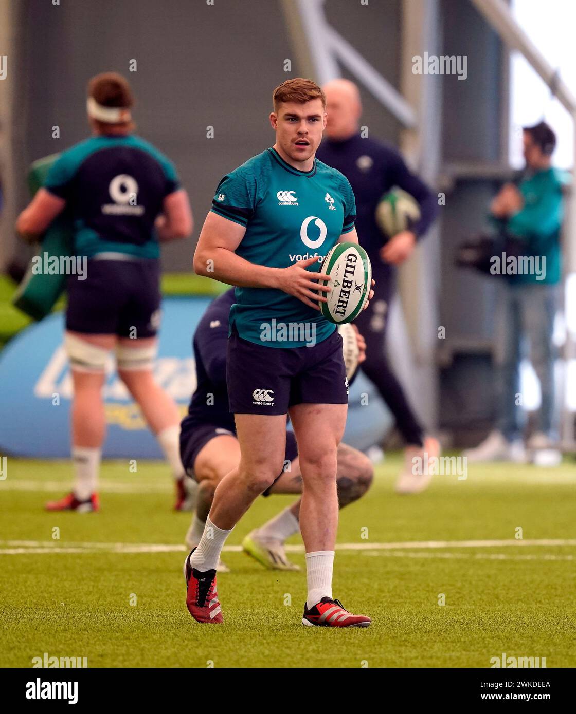 Ireland's Garry Ringrose during a training session at the IRFU High ...