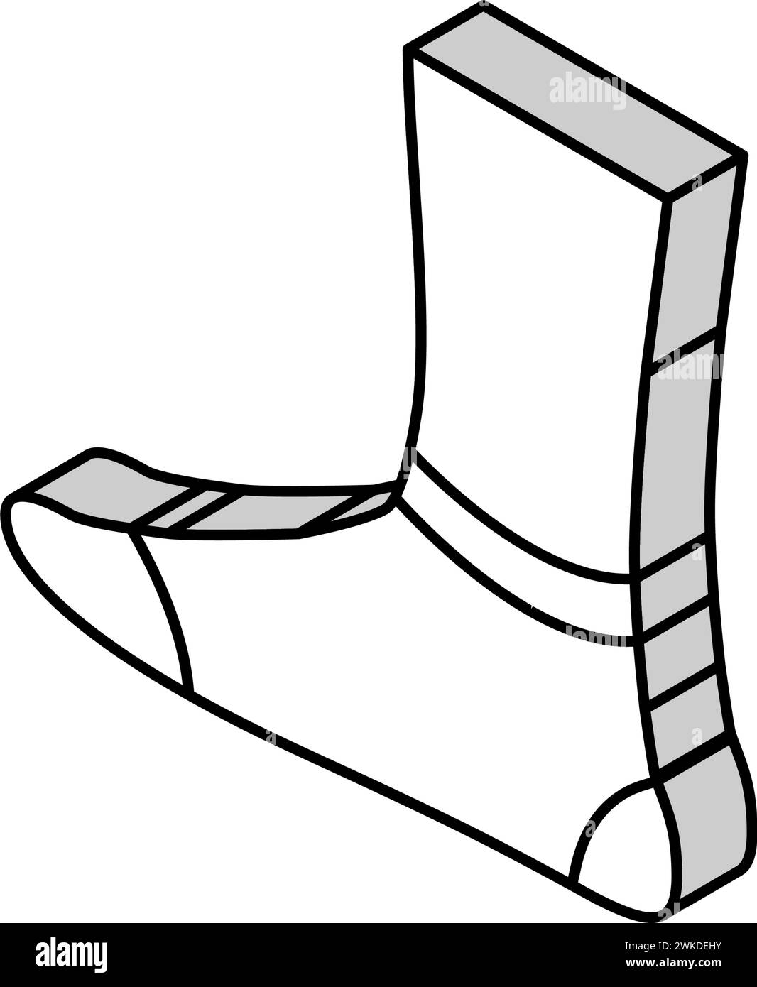 Low Cut Sock Isometric Icon Vector Illustration Stock Vector Image And Art Alamy