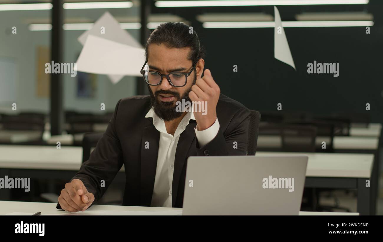 Indian mad aggressive exhausted business man guy male tired Arabian ... Indian mad aggressive exhausted business man guy male tired Arabian ...
