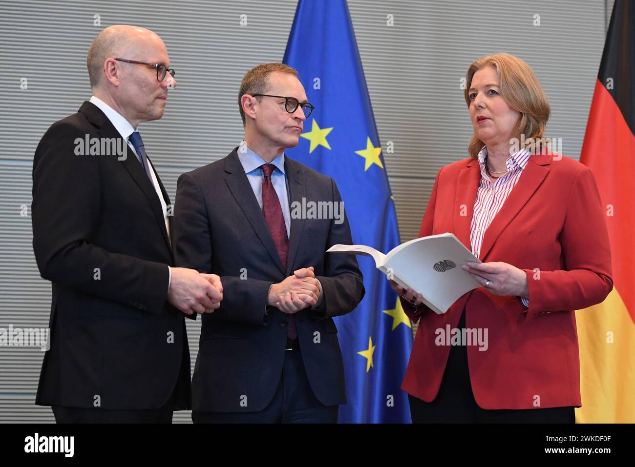 Berlin, Germany. 20th Feb, 2024. Peter Beyer (CDU/CSU, l-r), Member of ...