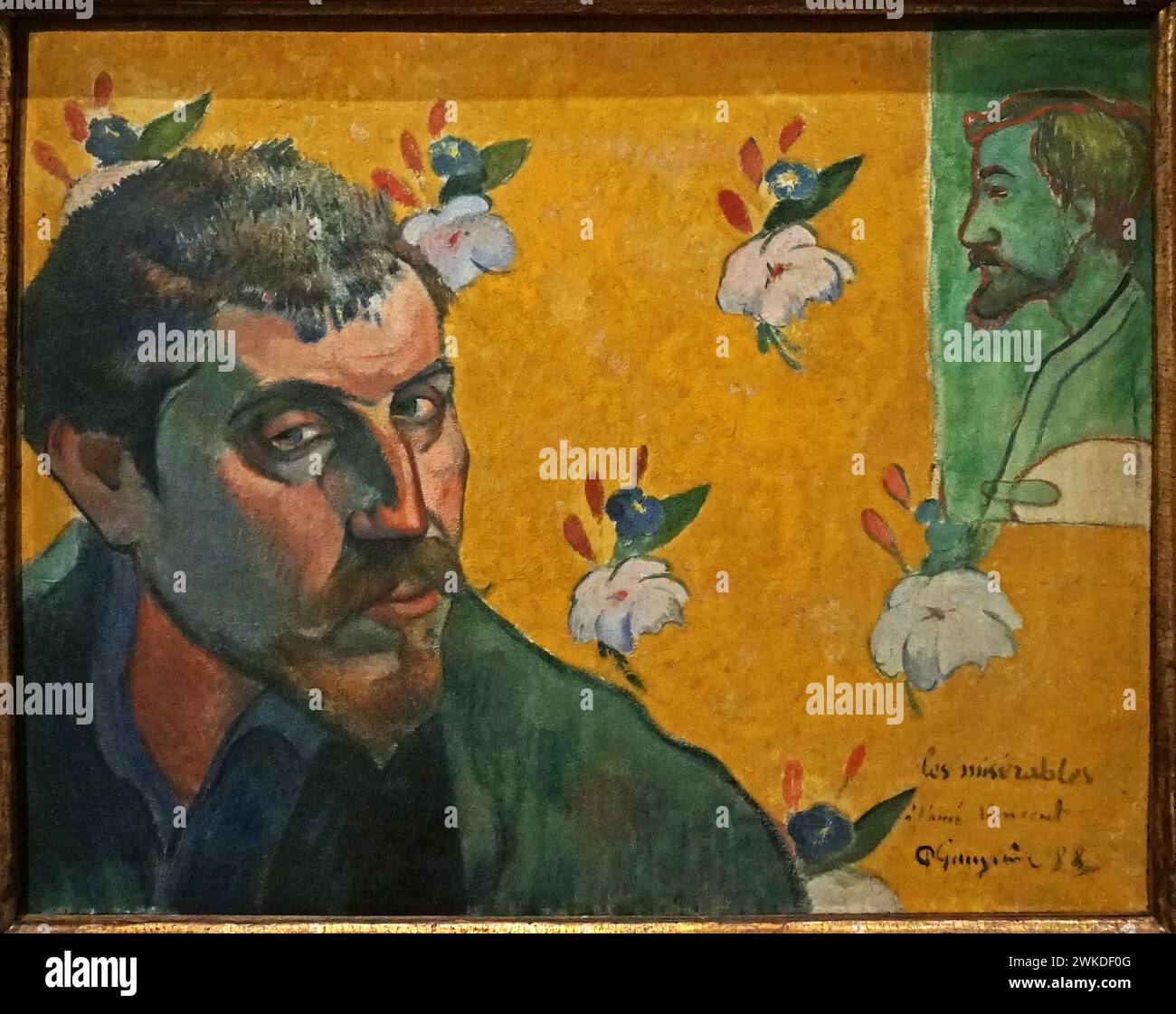 Self-Portrait with portrait of Émile Bernard / Les Misérables (1888) by ...