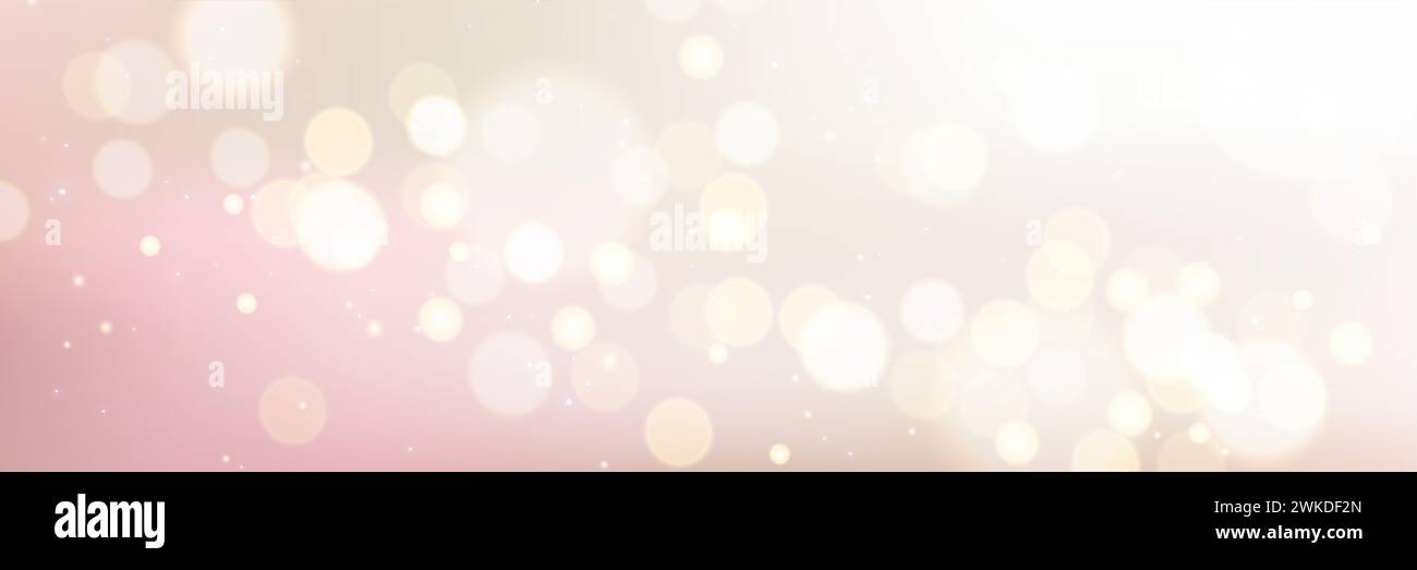 Blurred flower summer lights on soft colorful background. Summer green ...