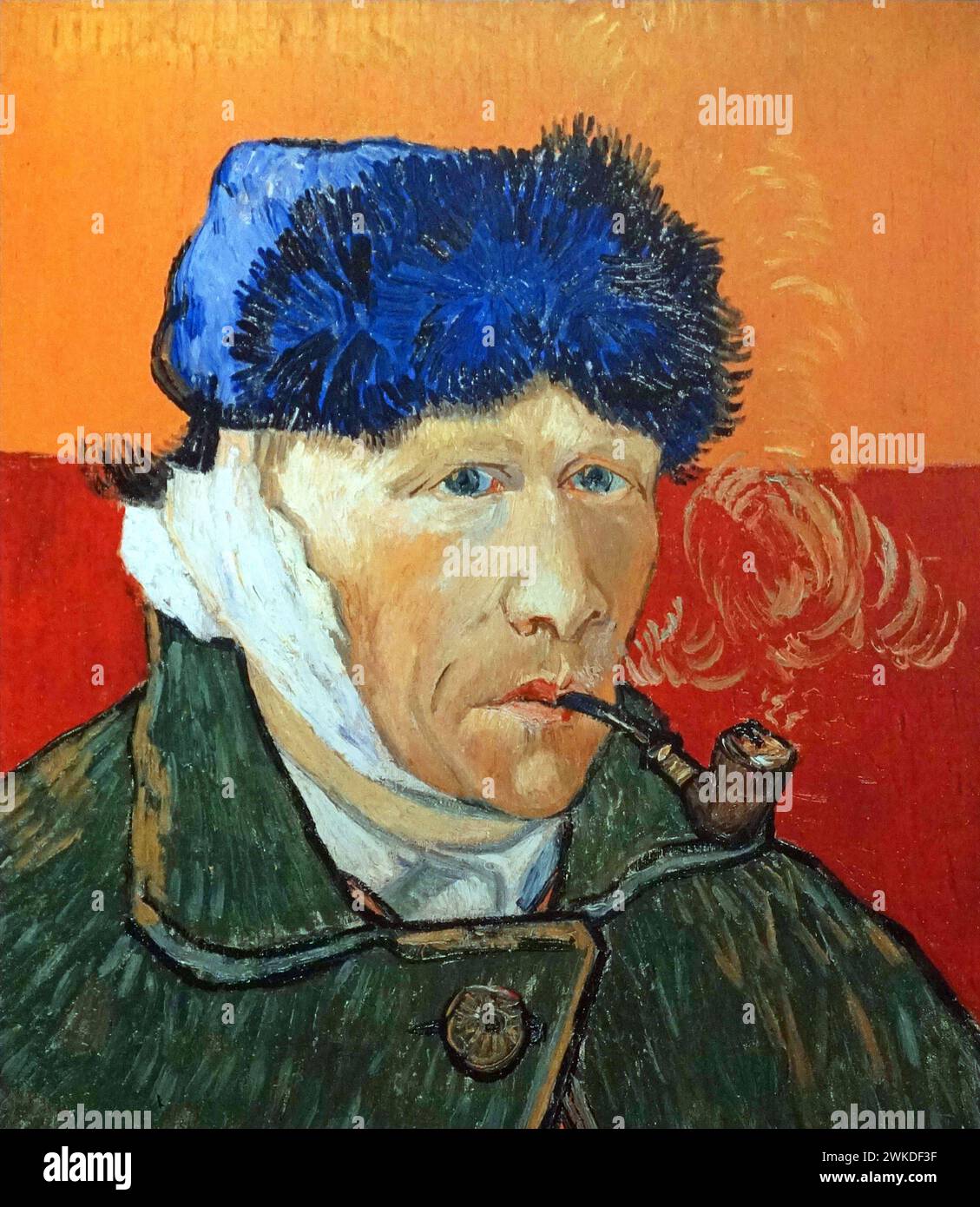 Self portrait with bandaged ear and pipe hi-res stock photography and ...