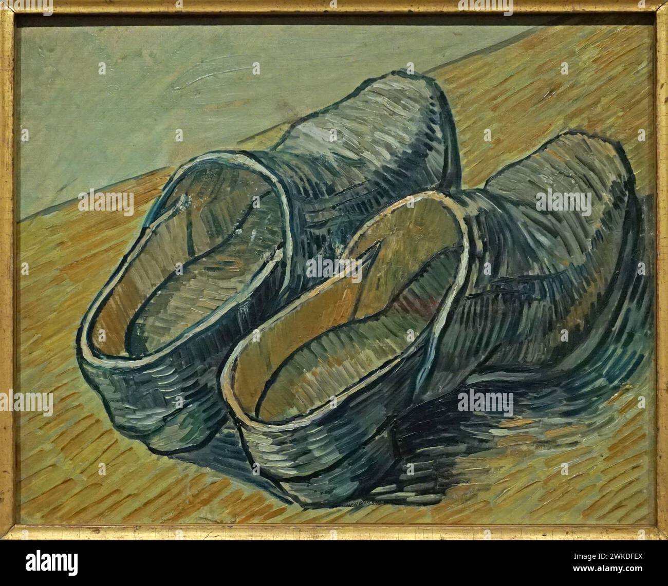 A Pair of Leather Clogs (1889) by Vincent van Gogh (1853-1890 Stock ...