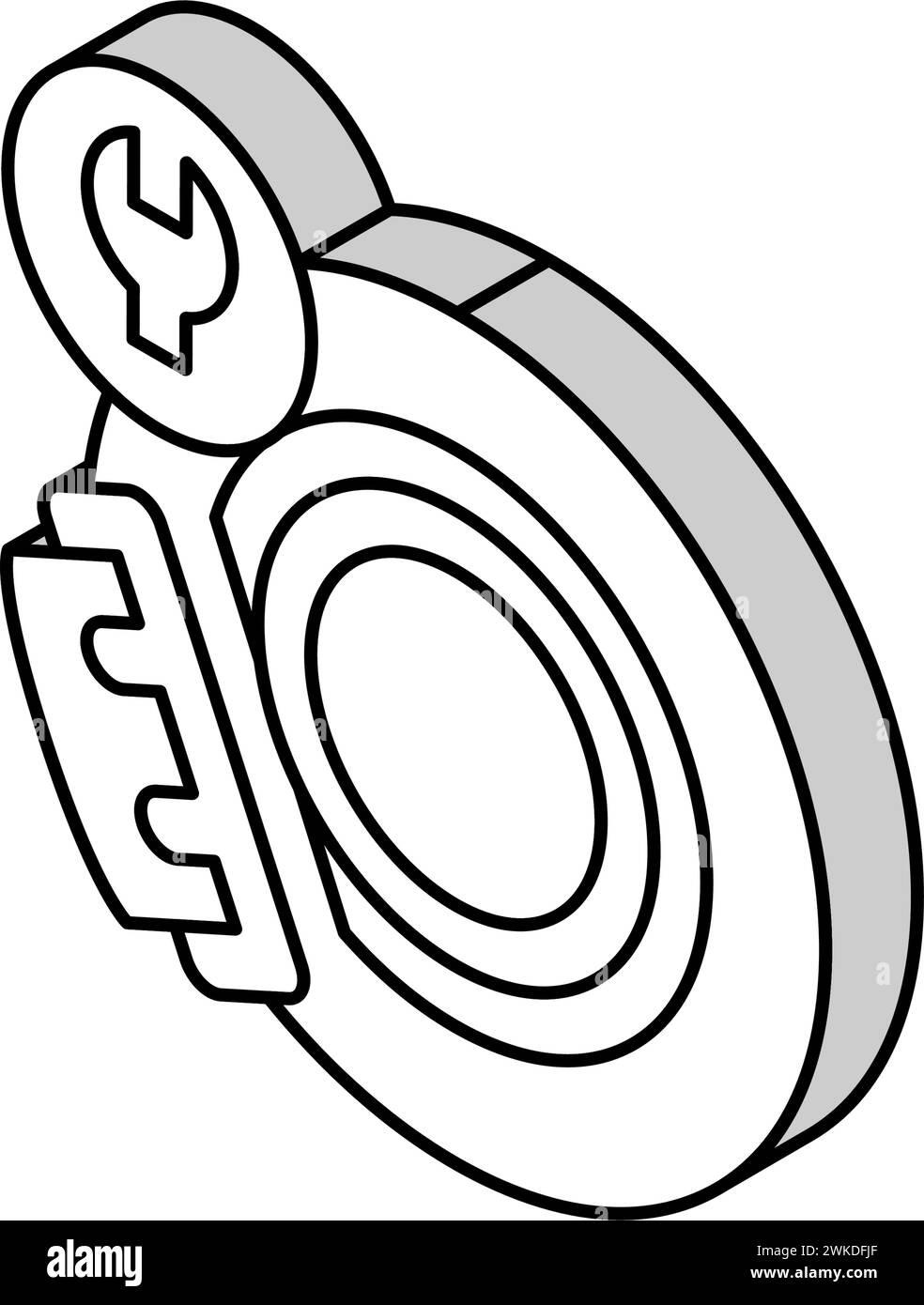 Disc brake pads Stock Vector Images - Alamy