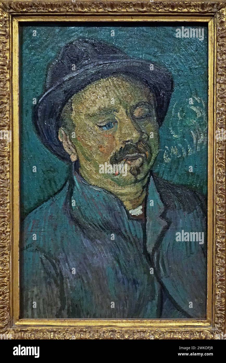 One-Eyed Man (1889) by Vincent van Gogh (1853-1890 Stock Photo - Alamy