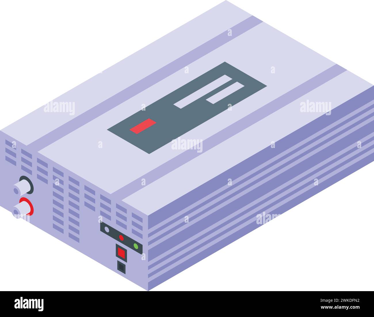Steel inverter icon isometric vector. House power energy. Source ...