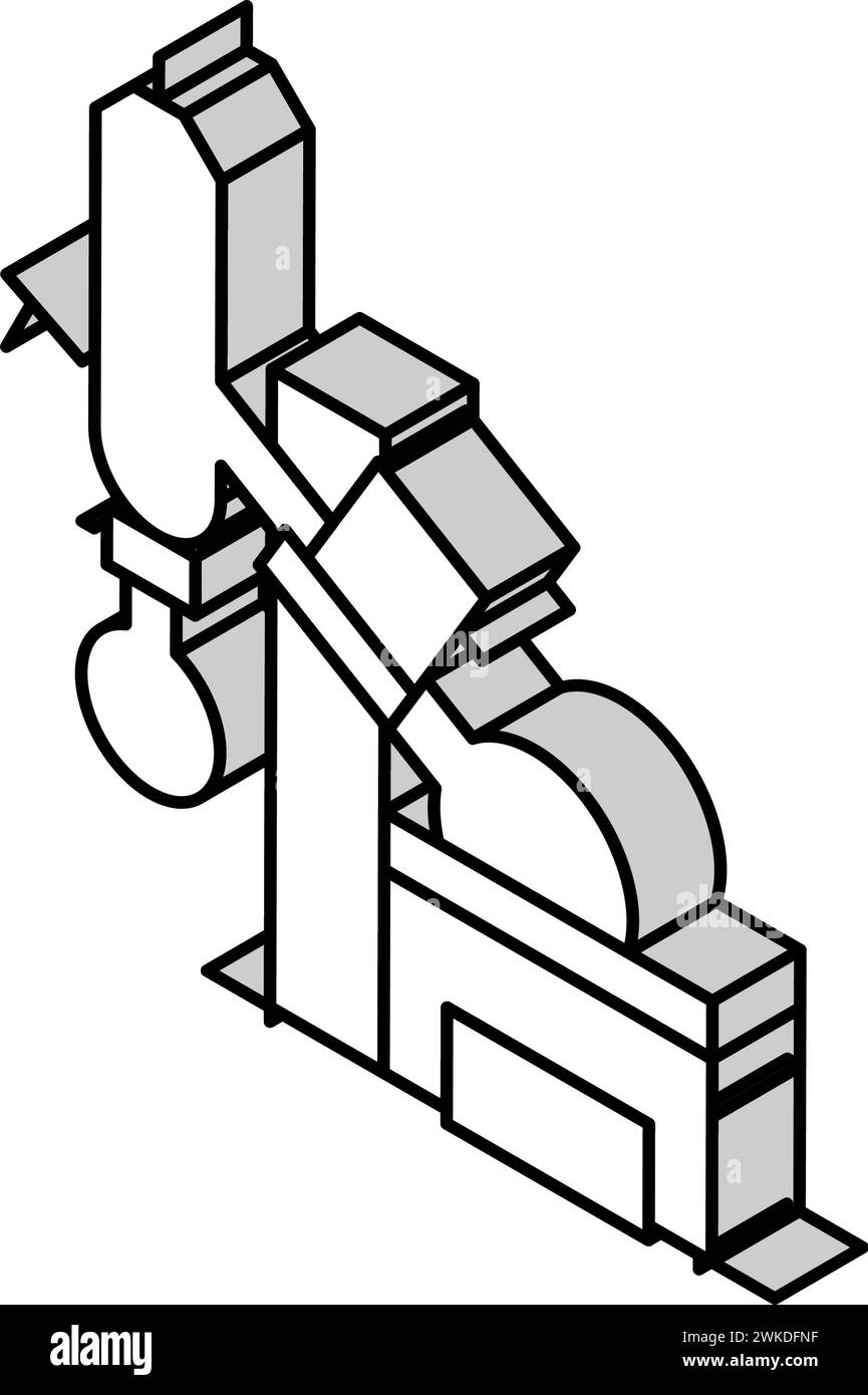 vacuum evaporator isometric icon vector illustration Stock Vector Image & Art - Alamy