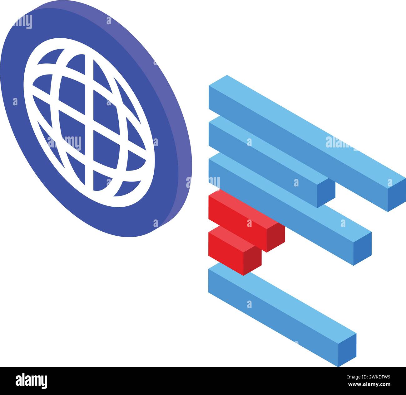 Global internet control icon isometric vector. Parental care. Children ...
