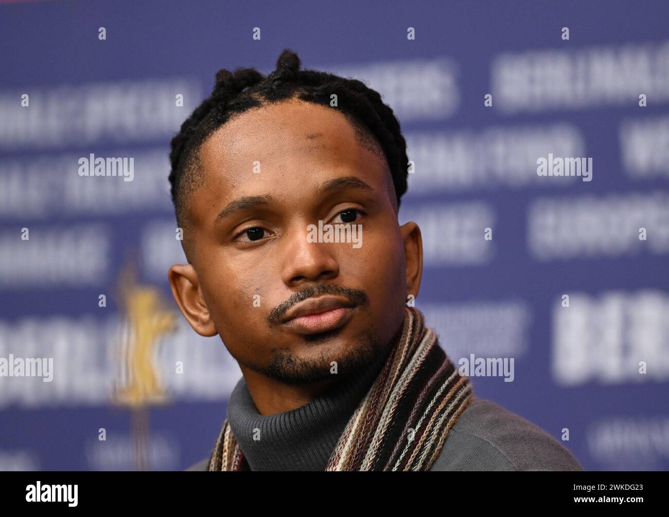 Berlin, Germany. 20th Feb, 2024. Fareed Matjila (speaker), taken during ...
