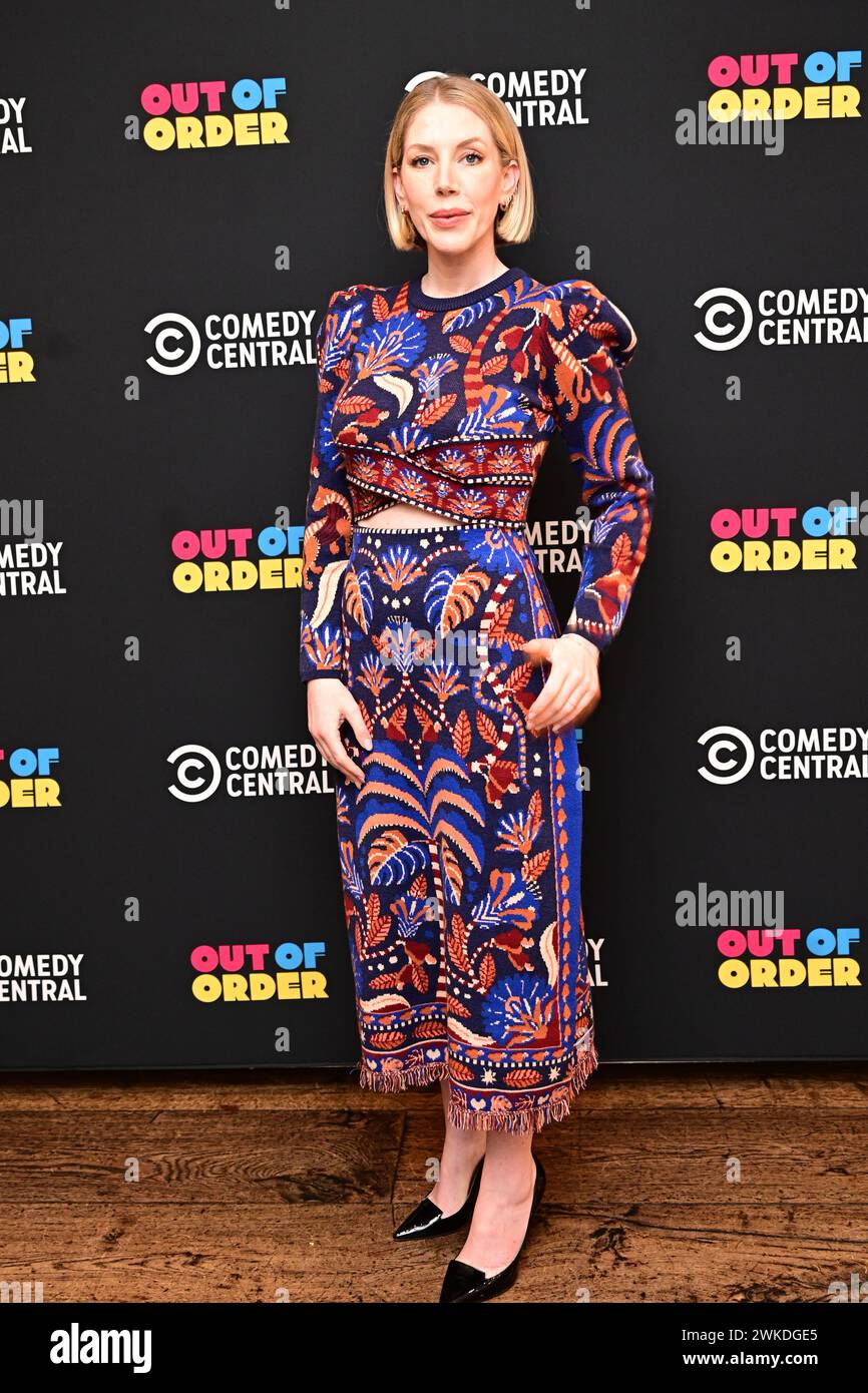 London, UK. 20th Feb, 2024. Katherine Ryan attends 'Out Of Order' TV ...