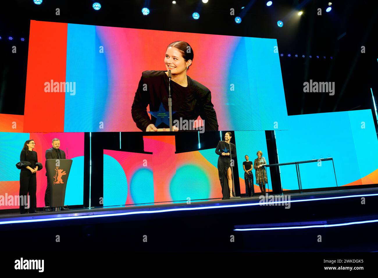 Asta Kamma August bei der Gala zu den European Shooting Stars 2024 ...