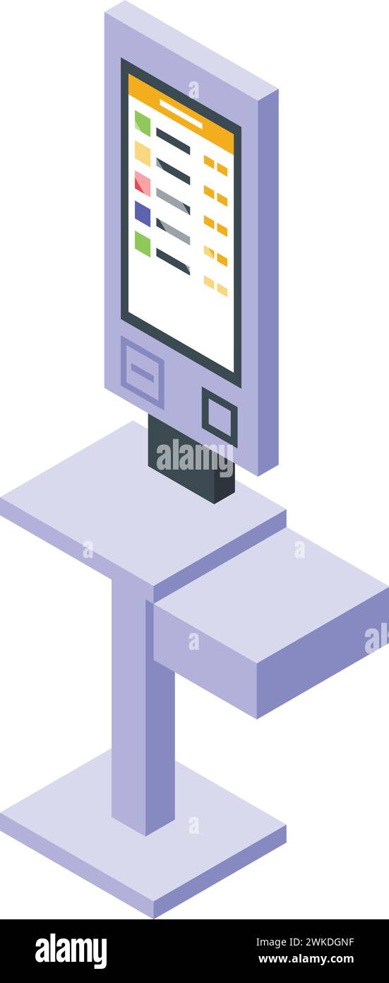 Touchscreen monitor supermarket hi-res stock photography and images - Alamy