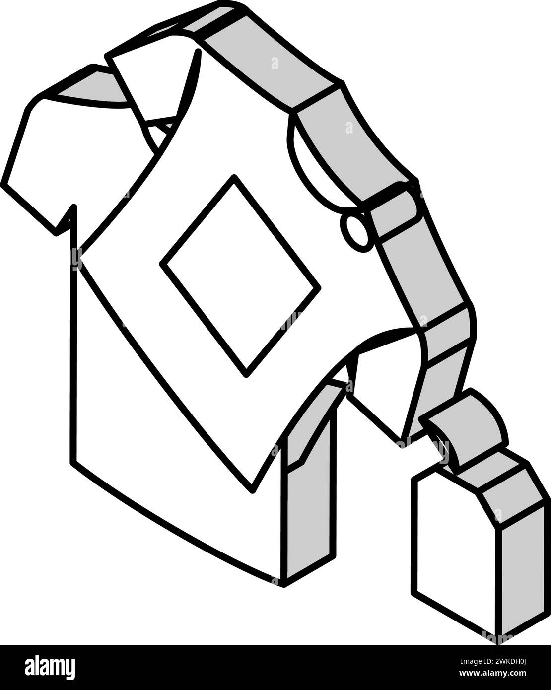 handmade clothes isometric icon vector illustration Stock Vector Image ...