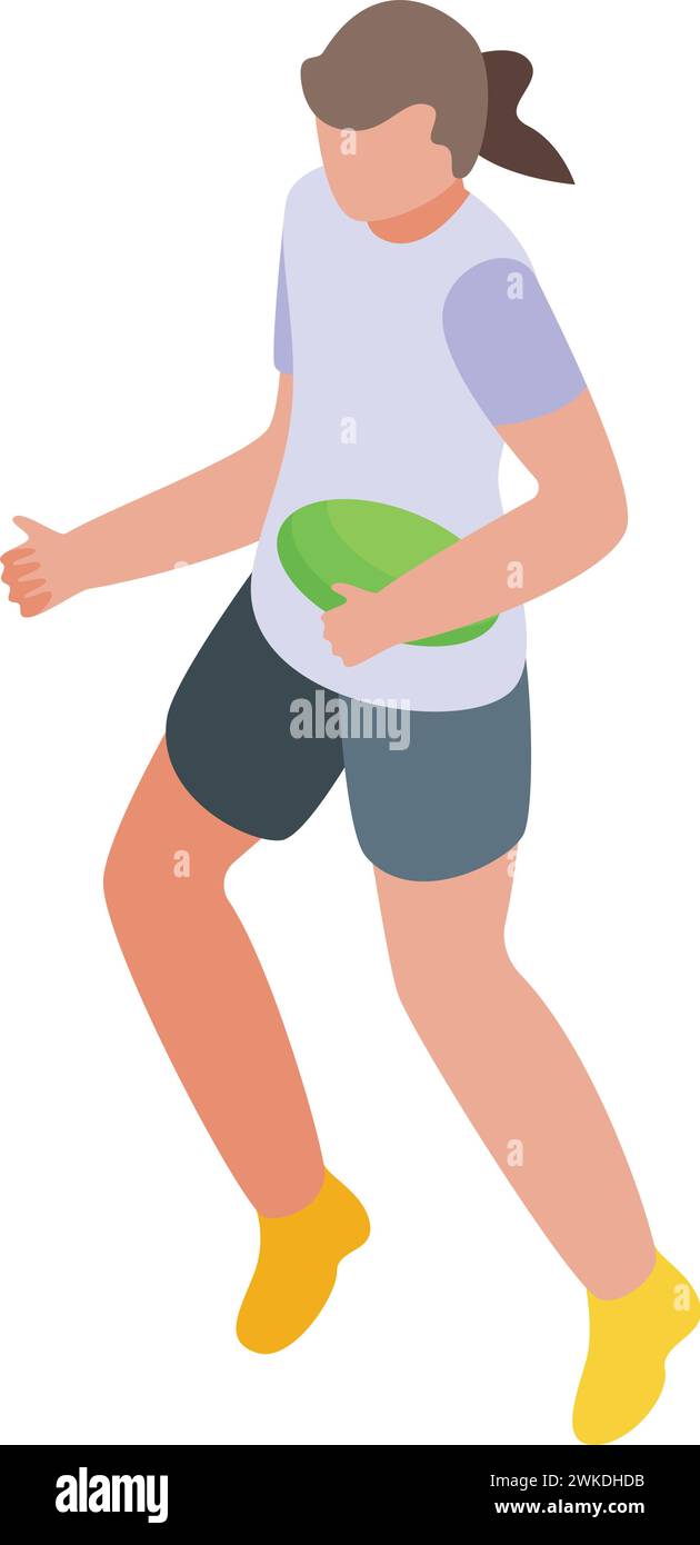 Teenager girl goal ball Stock Vector Images - Alamy