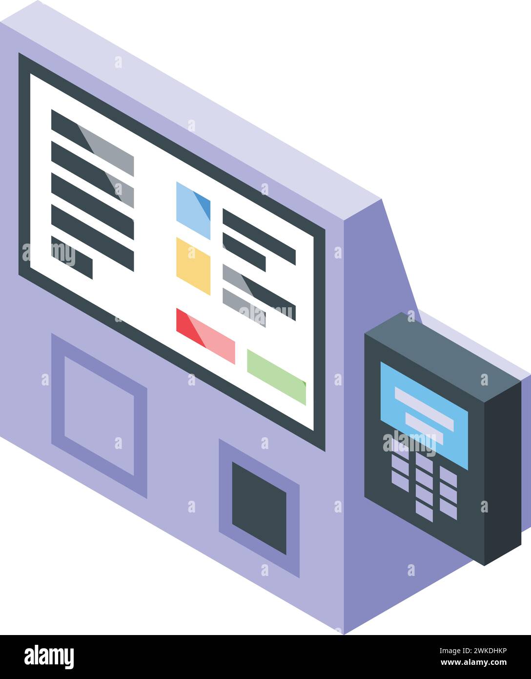 Supermarket self checkout counter Cut Out Stock Images & Pictures - Alamy