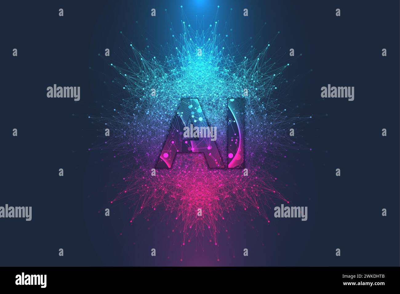 AI Generative Banner Concept In The Digital Style. Generative Ideas ...