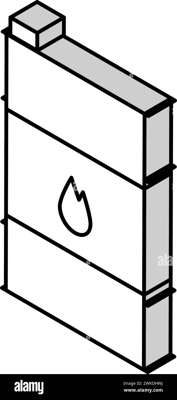 fuel barrel color icon vector flat illustration Stock Vector Image ...