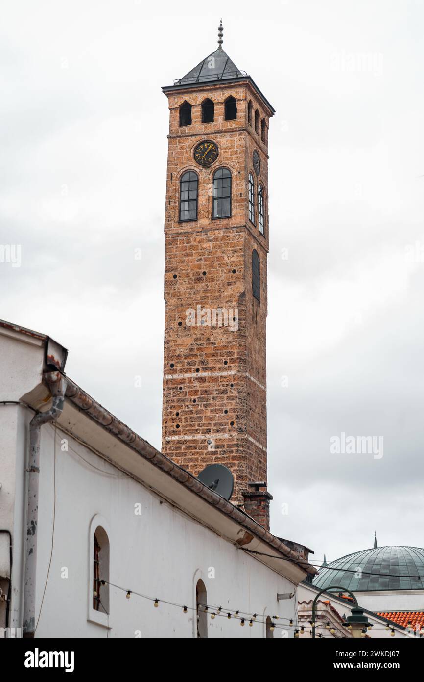 The Sarajevski Sahat Kula is an Ottoman clock tower in Sarajevo, the ...