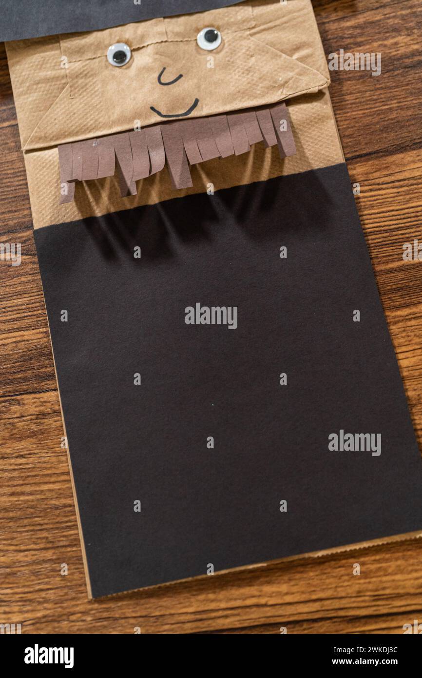 Educator's Craft Crafting Paper Puppets for School Projects Stock Photo ...