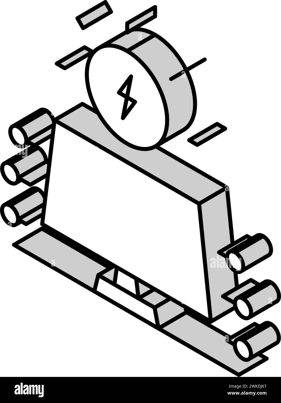 solar electrical panel isometric icon vector illustration Stock Vector ...
