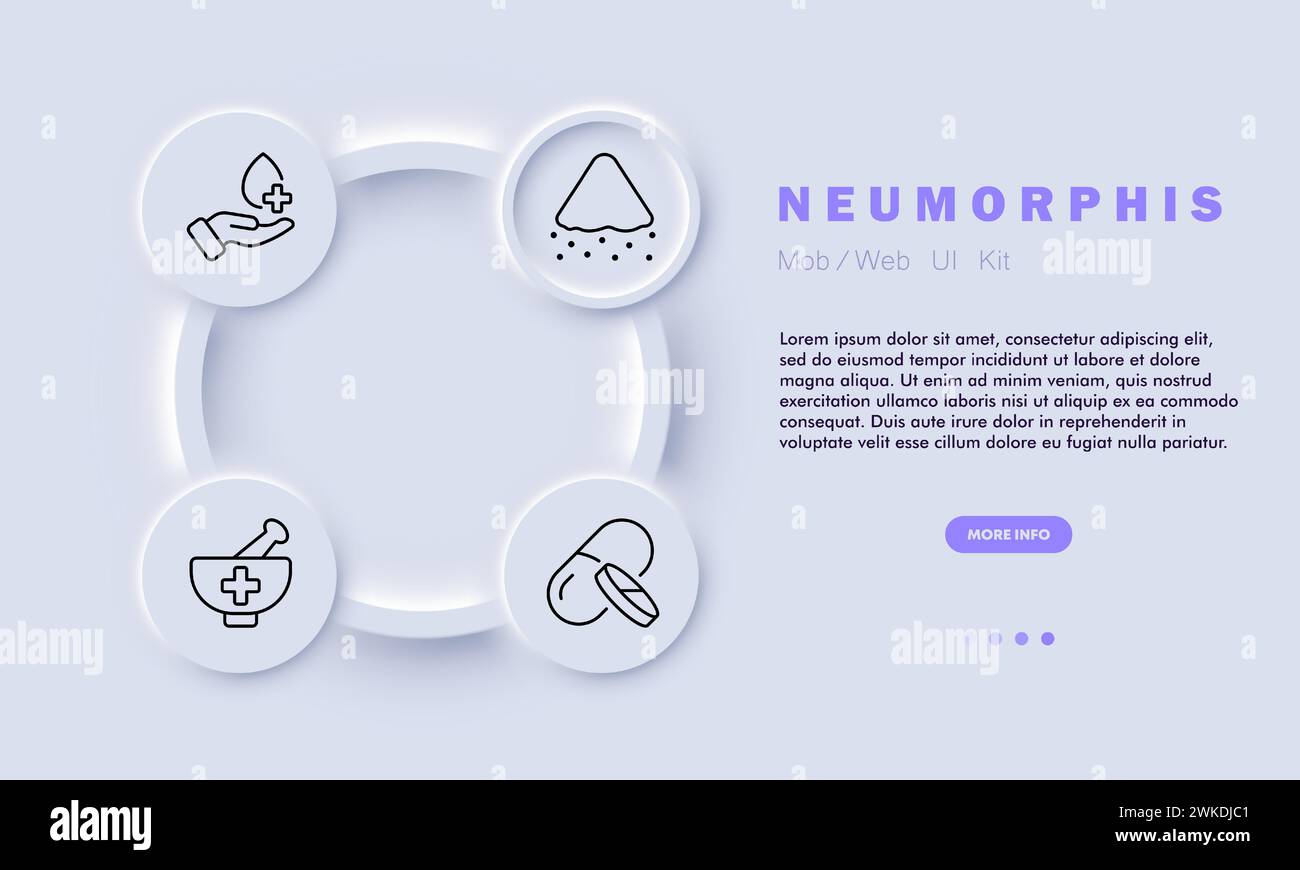 Treatment line icon. Pharmacy, drugstore, pharmaceutical products ...