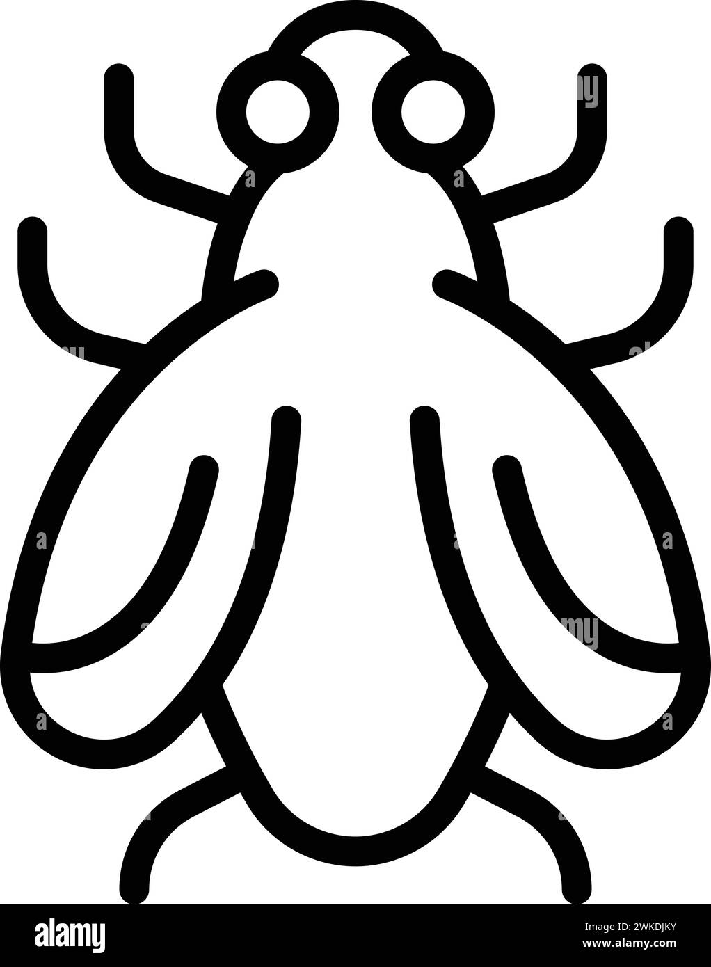 Wings insect buzz icon outline vector. Tsetse fly. Engraved wings ...