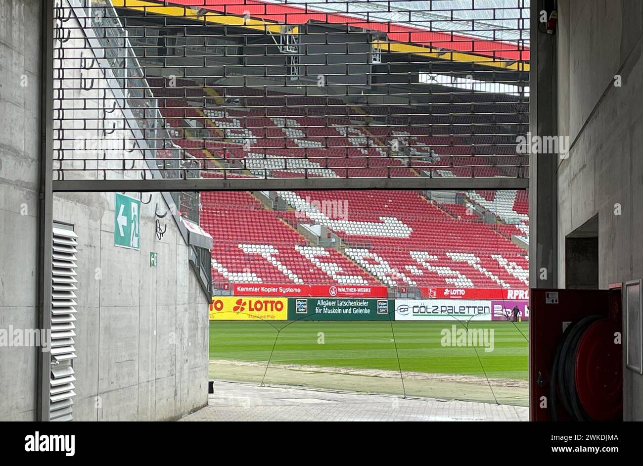 Kaiserslautern, Germany. 20th Feb, 2024. View of the Fritz Walter ...