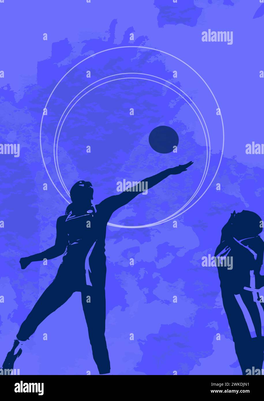 Capture the energy and elegance of netball with our dynamic royalty ...