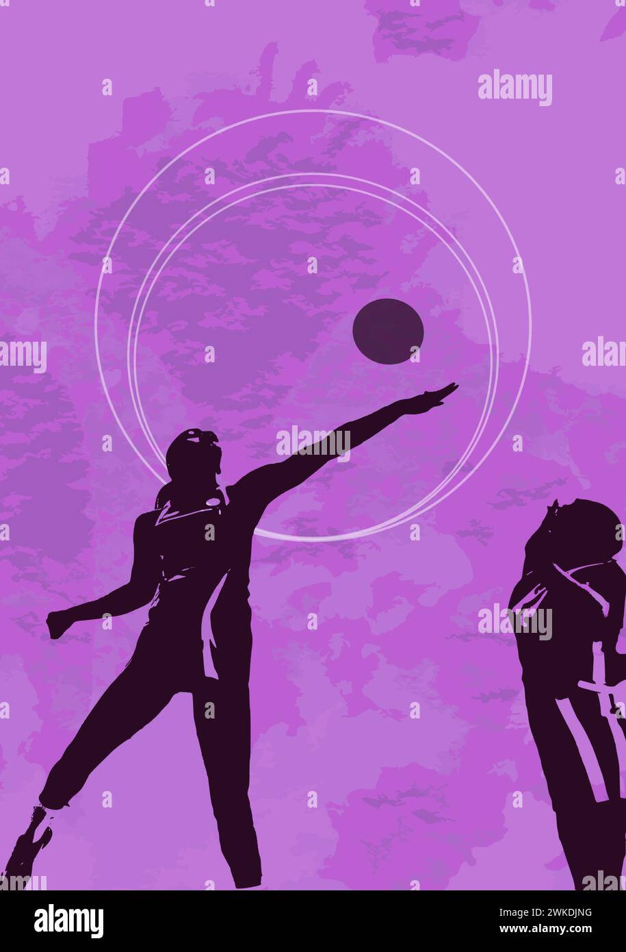 Capture the energy and elegance of netball with our dynamic royalty ...
