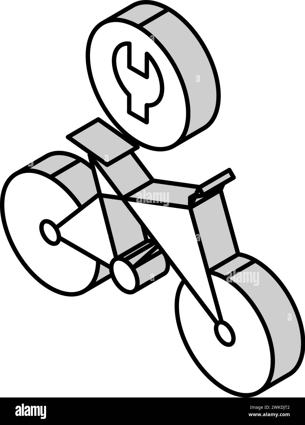 complex bike repair isometric icon vector illustration Stock Vector ...