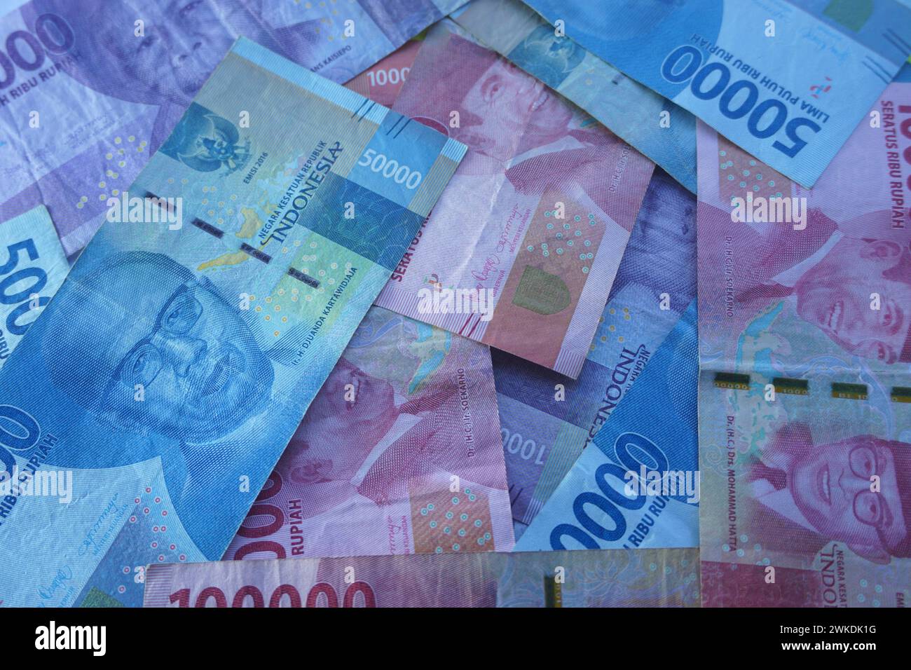 Stock photo of Indonesian rupiah, the official currency of Indonesia ...