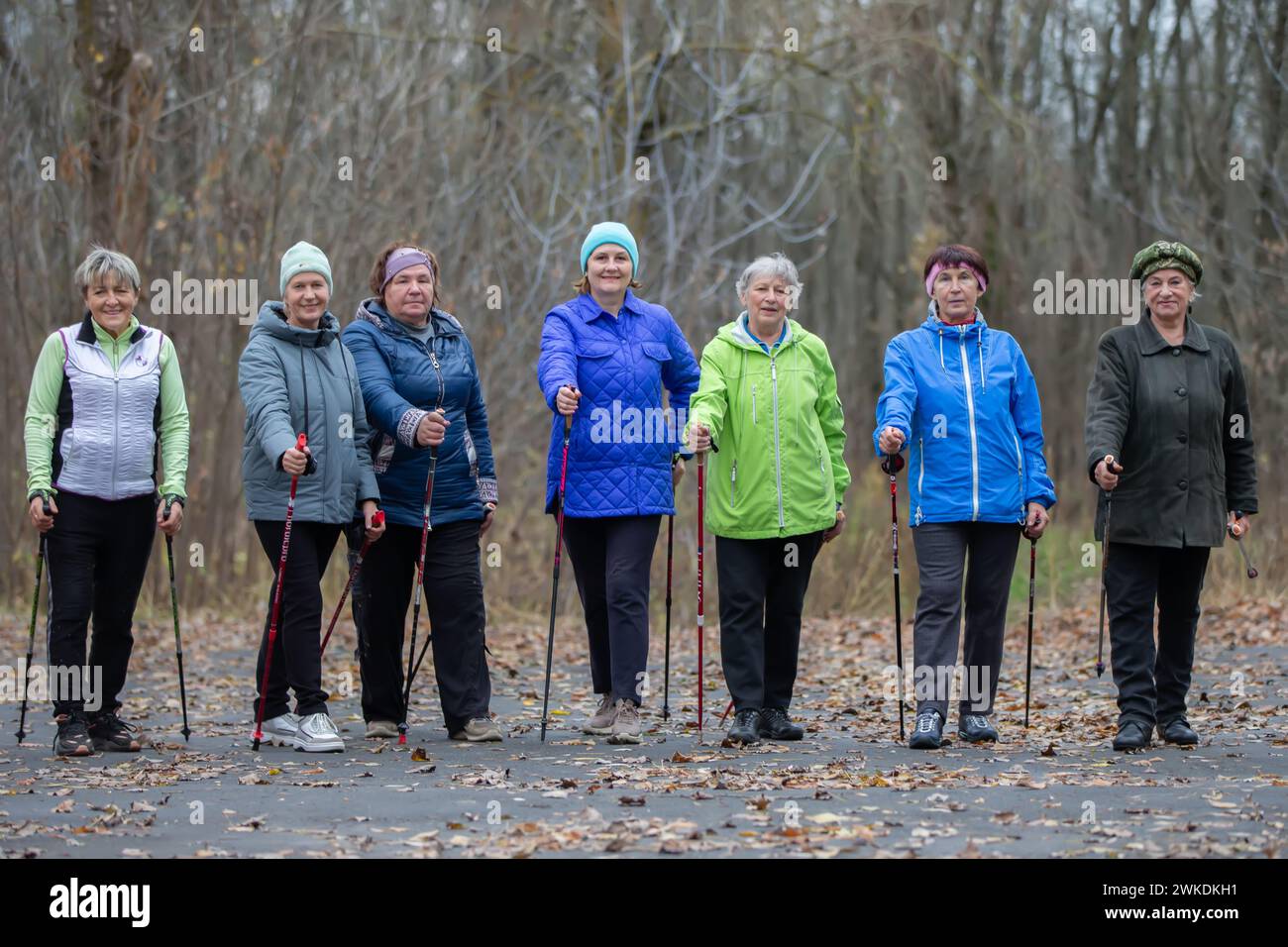 Group women walking outdoor exercise hi-res stock photography and ...