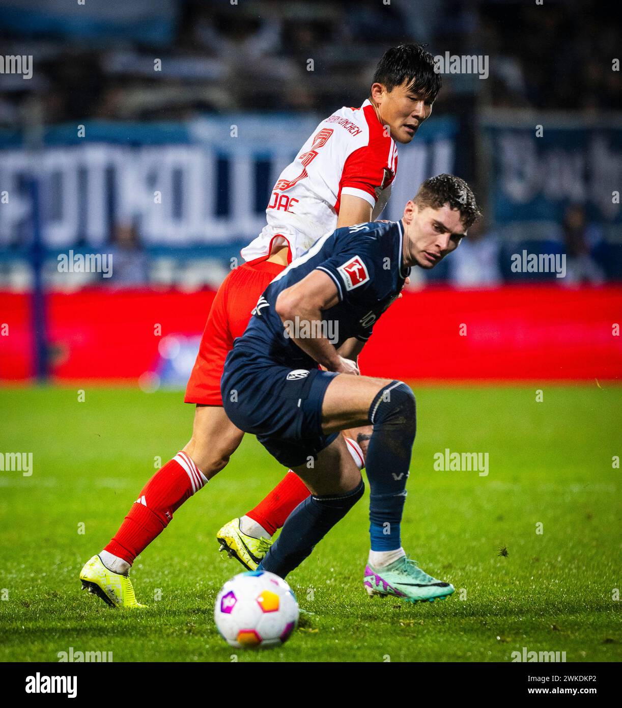 Bochum, Germany. 18th Feb 2024. Min-jae Kim (Muenchen), Moritz ...