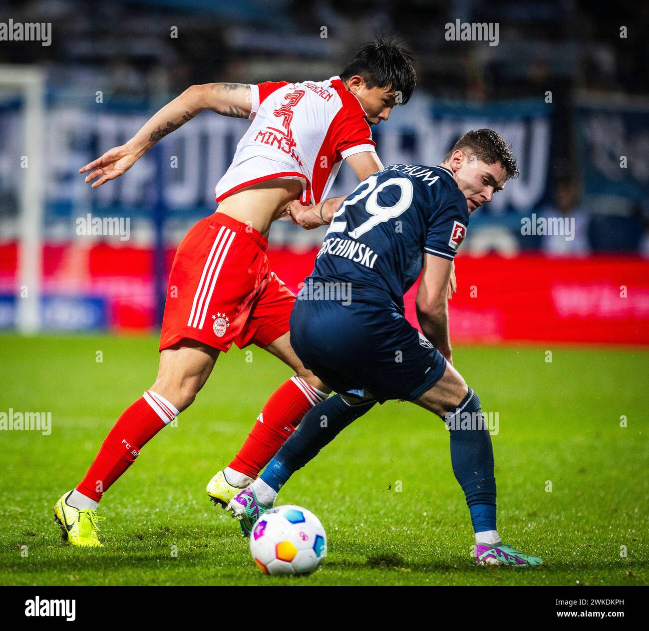 Bochum, Germany. 18th Feb 2024. Min-jae Kim (Muenchen), Moritz ...