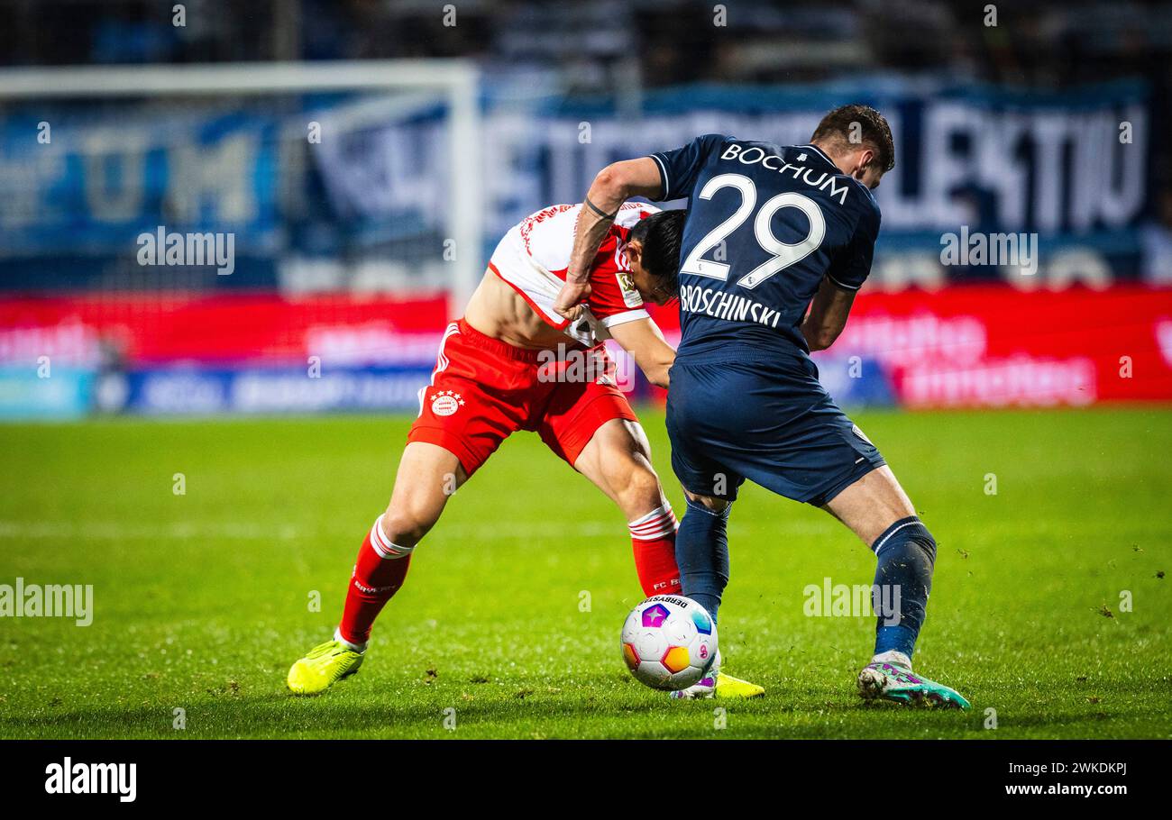 Bochum, Germany. 18th Feb 2024. Min-jae Kim (Muenchen), Moritz ...