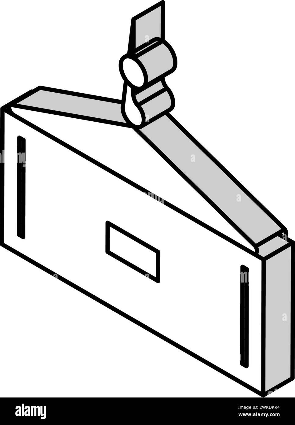 container loading color icon vector flat illustration Stock Vector ...