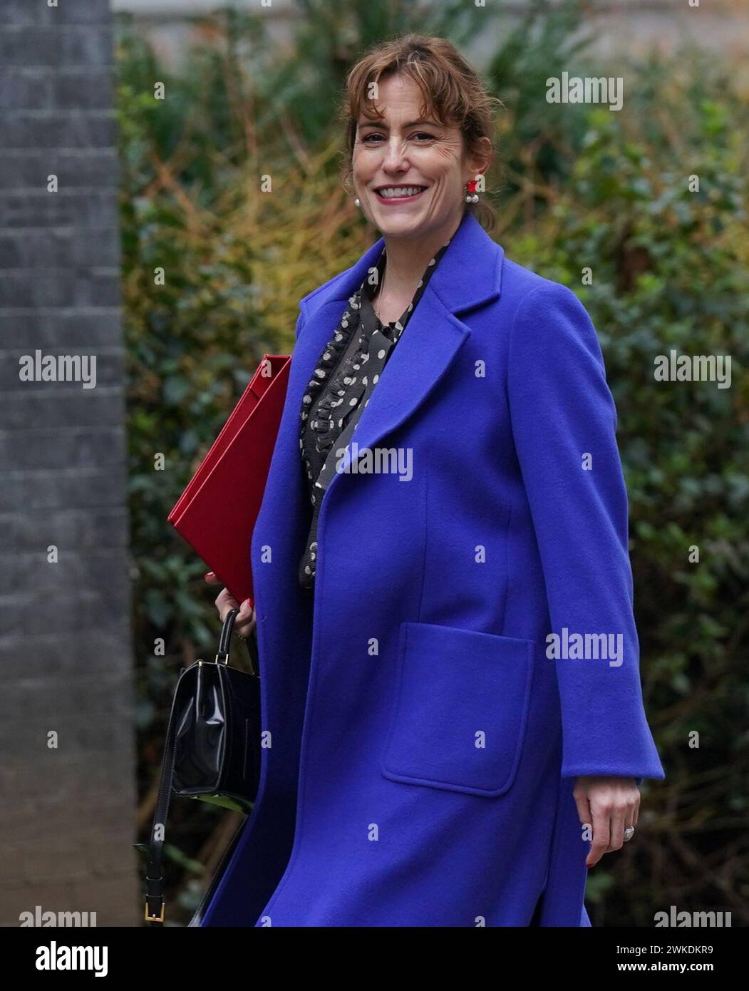 Health Secretary Victoria Atkins arriving in Downing Street, London ...