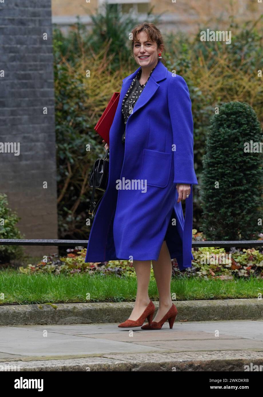 Health Secretary Victoria Atkins arriving in Downing Street, London ...