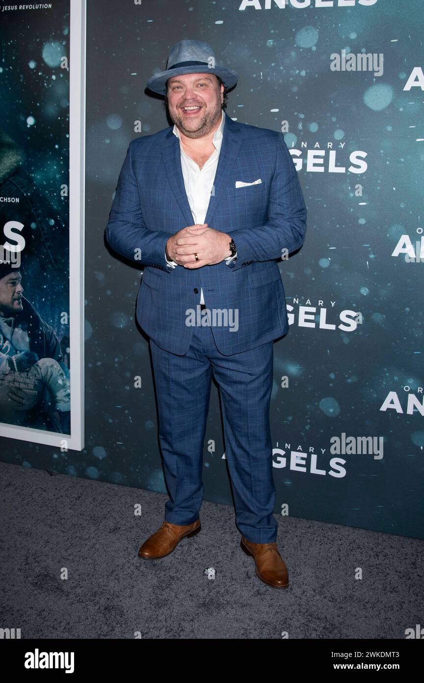 Drew Powell bei der Premiere des Kinofilms Ordinary Angels im SVA Theater. New York, 19.02.2024 ...