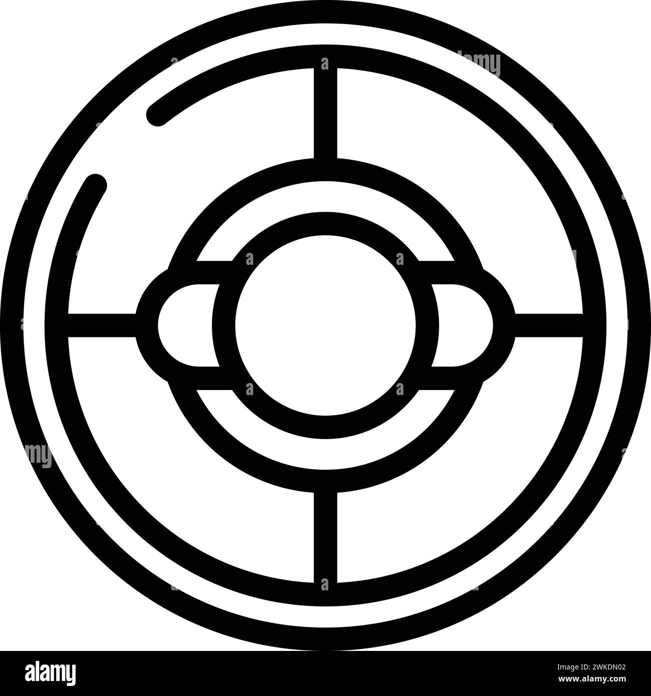 Happy mountain fun icon outline vector. Tubing hill sled. Activity ride ...