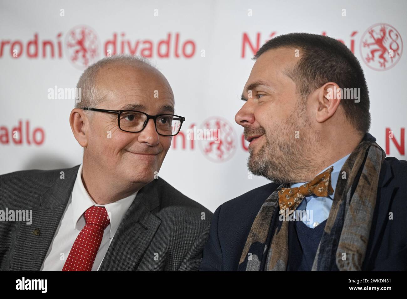 Prague, Czech Republic. 20th Feb, 2024. National Theatre director Jan ...