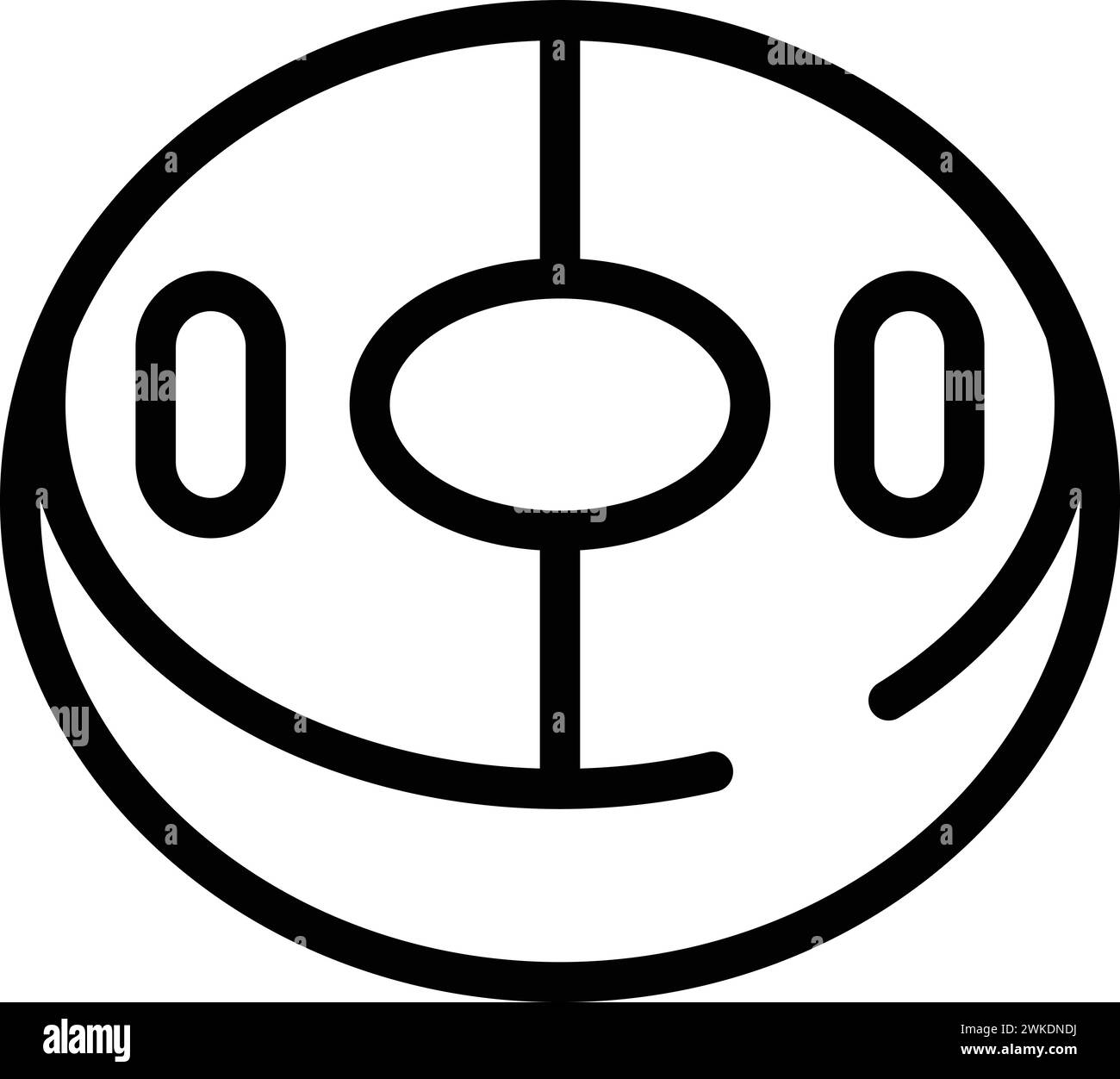 New snow tube icon outline vector. Child nature. Park holiday person ...