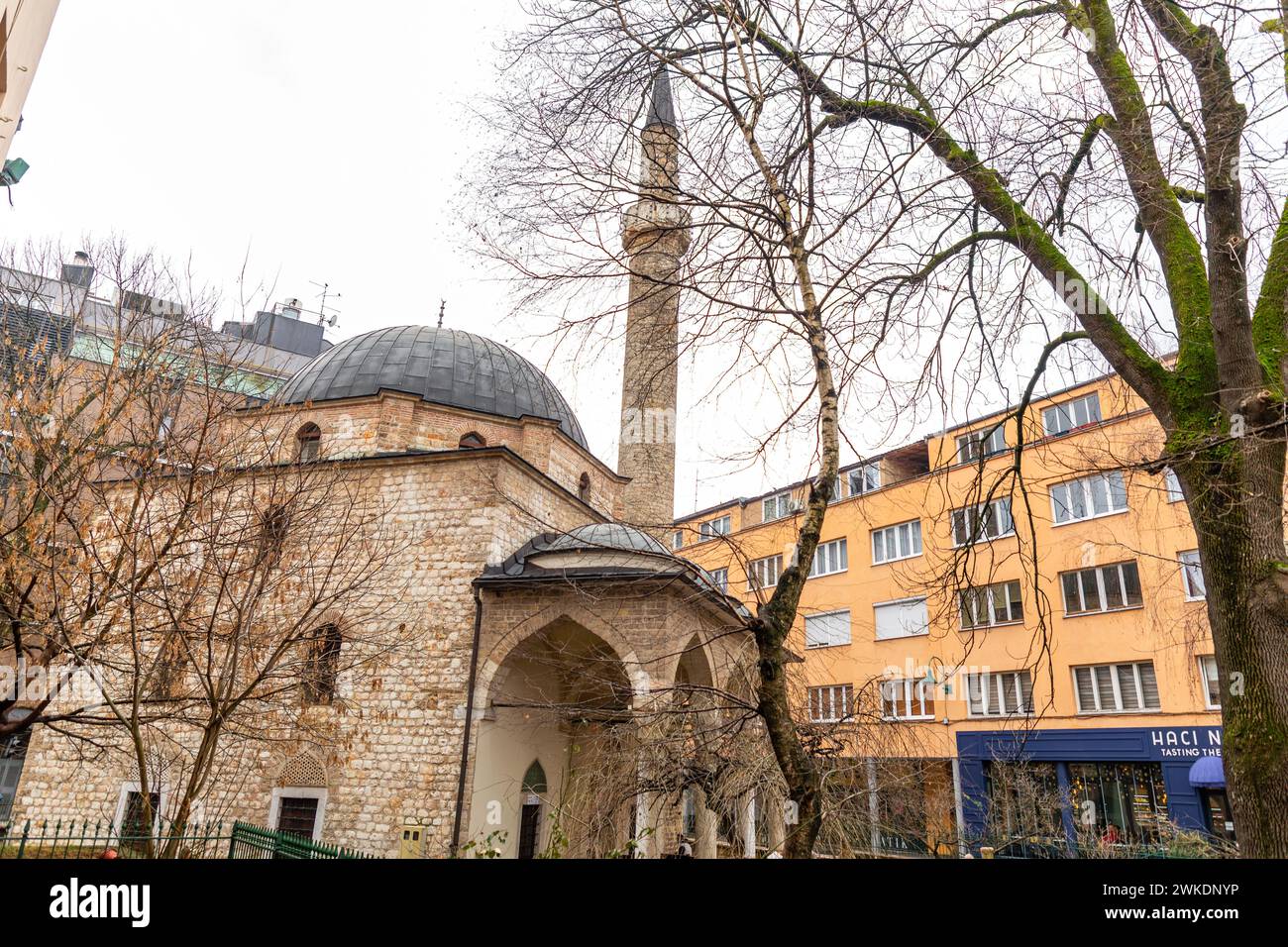 Sarajevo - Bosnia and Herzegovina - 11 FEB 2024: Ferhadija Mosque, also ...
