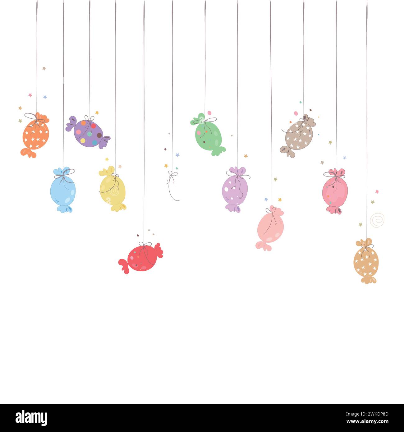 Colorful sweet candies. Traditional candies for Seker Bayram holiday ...