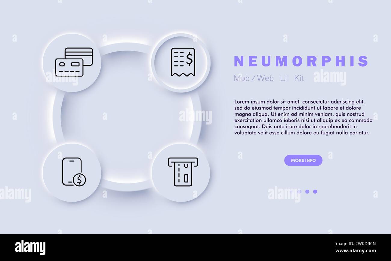 Currency line icon. Banking ecosystem, branches, ATMs, digital channels ...