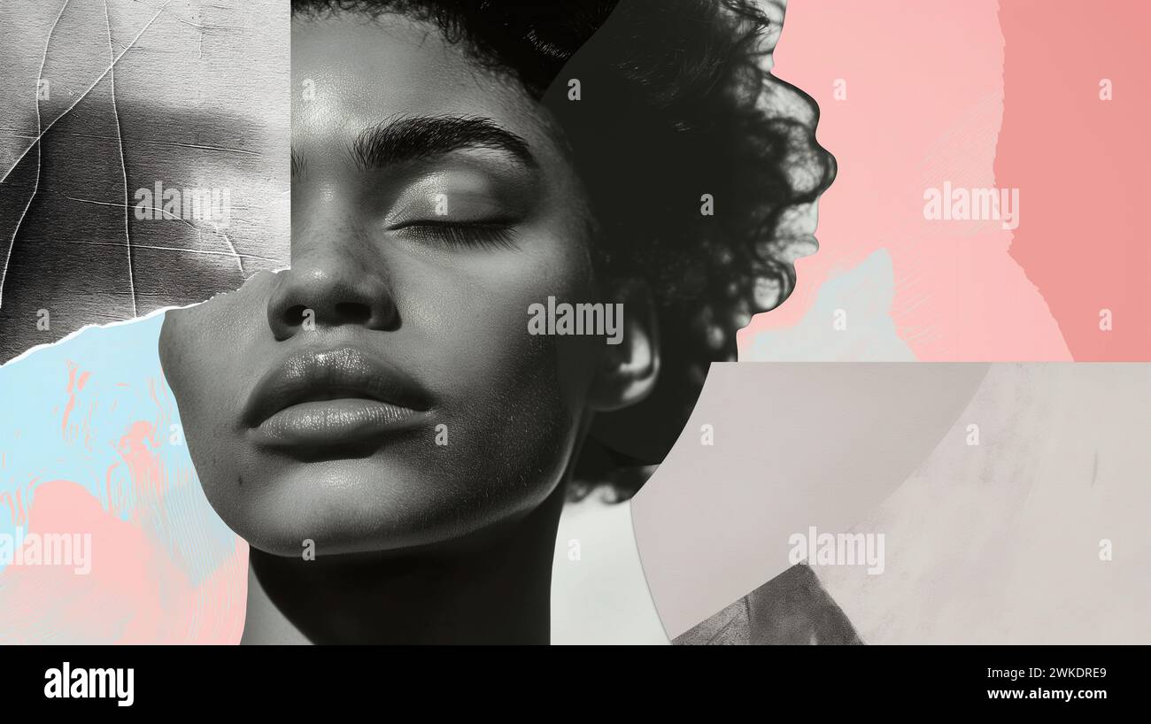 Portrait Of A Beautiful African American Woman Fashion And Beauty
