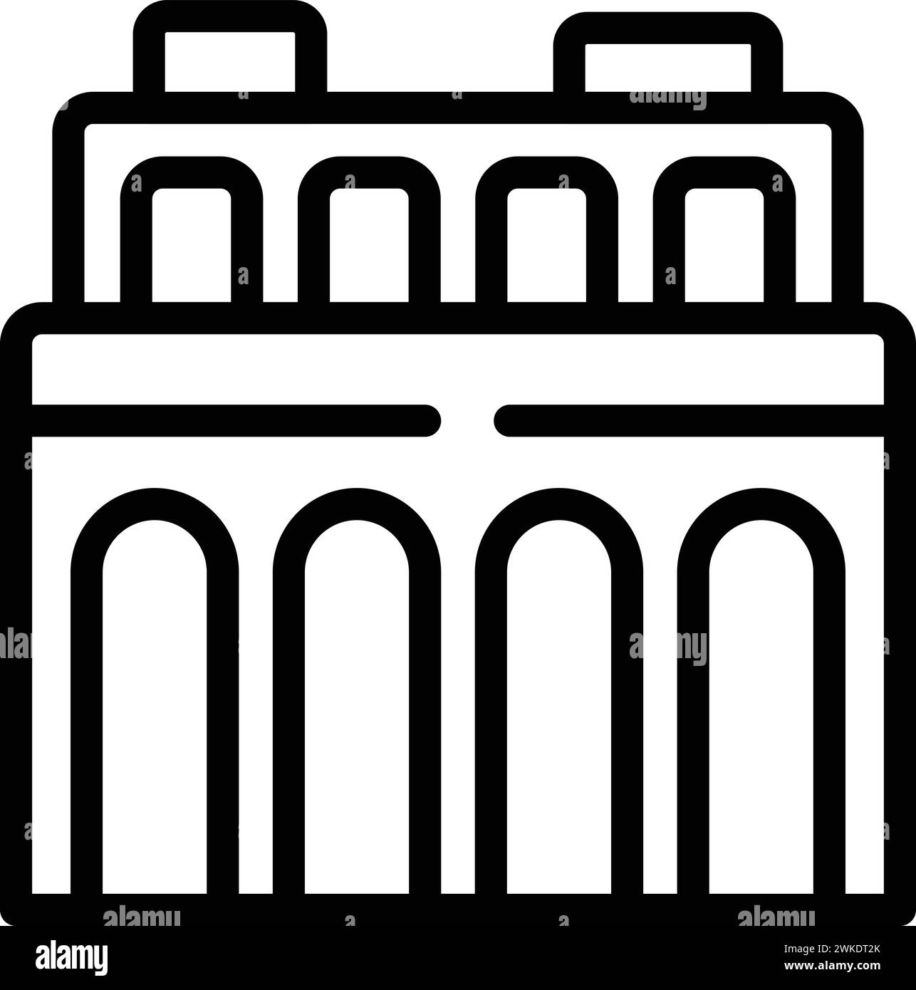 Oslo museum icon outline vector. Scandinavian artistic heritage ...