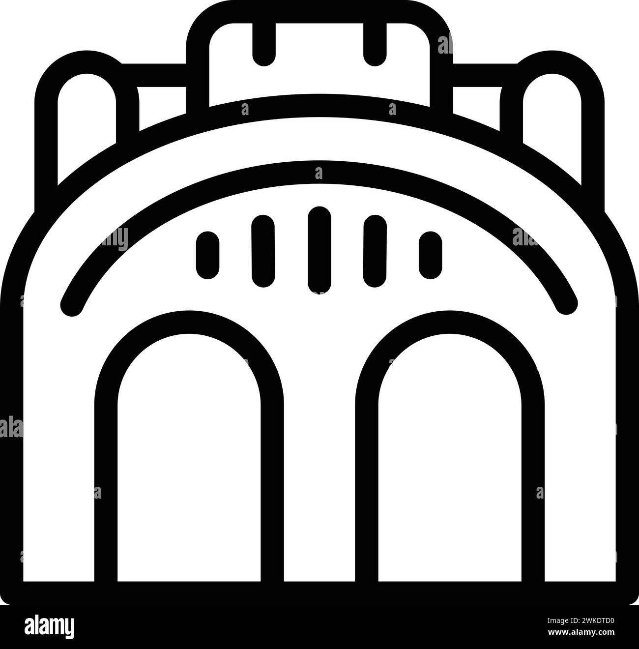 Amsterdam famous landmark icon outline vector. Holland architecture ...