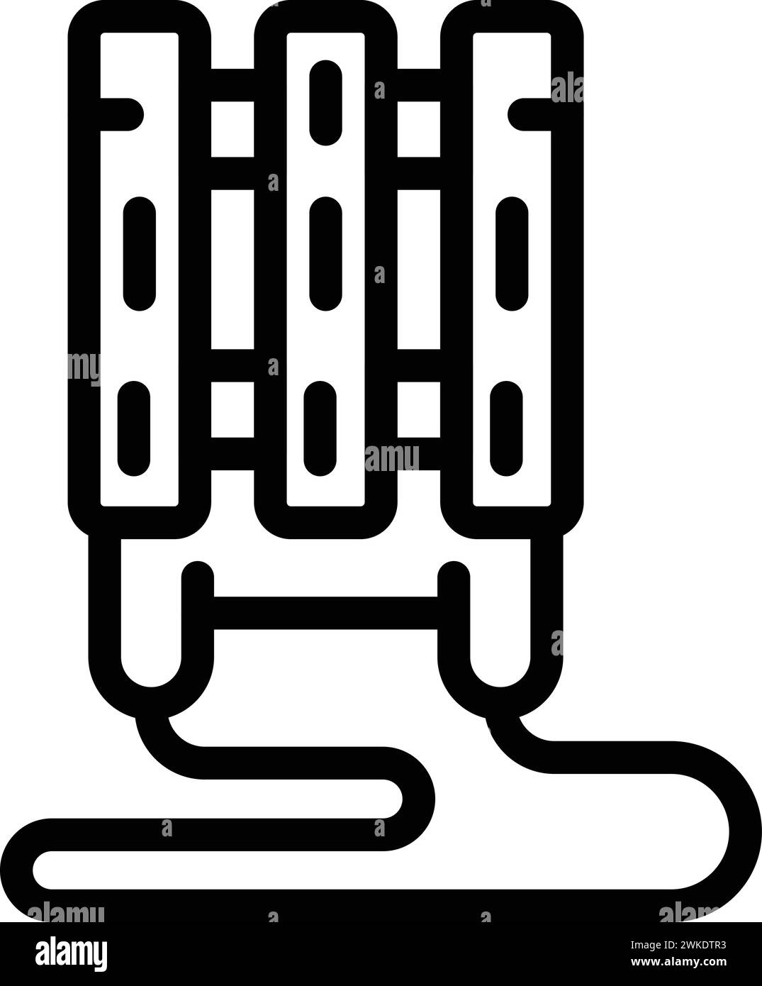 Classic sledding icon outline vector. Sport winter kid. Action ride ...